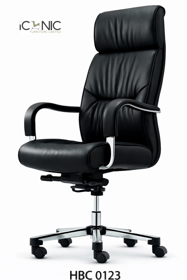 Black Director Chair with MS Frame & Wheel | Iconic Furniture Ltd ...
